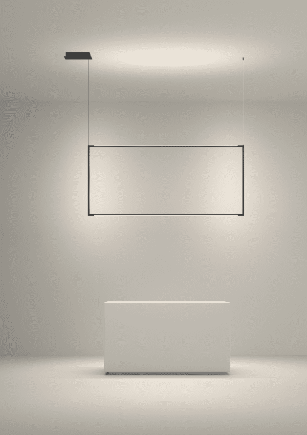 LEDSC4 Tubs Modular Rectangular Vertical Pendant | Laser Lighting