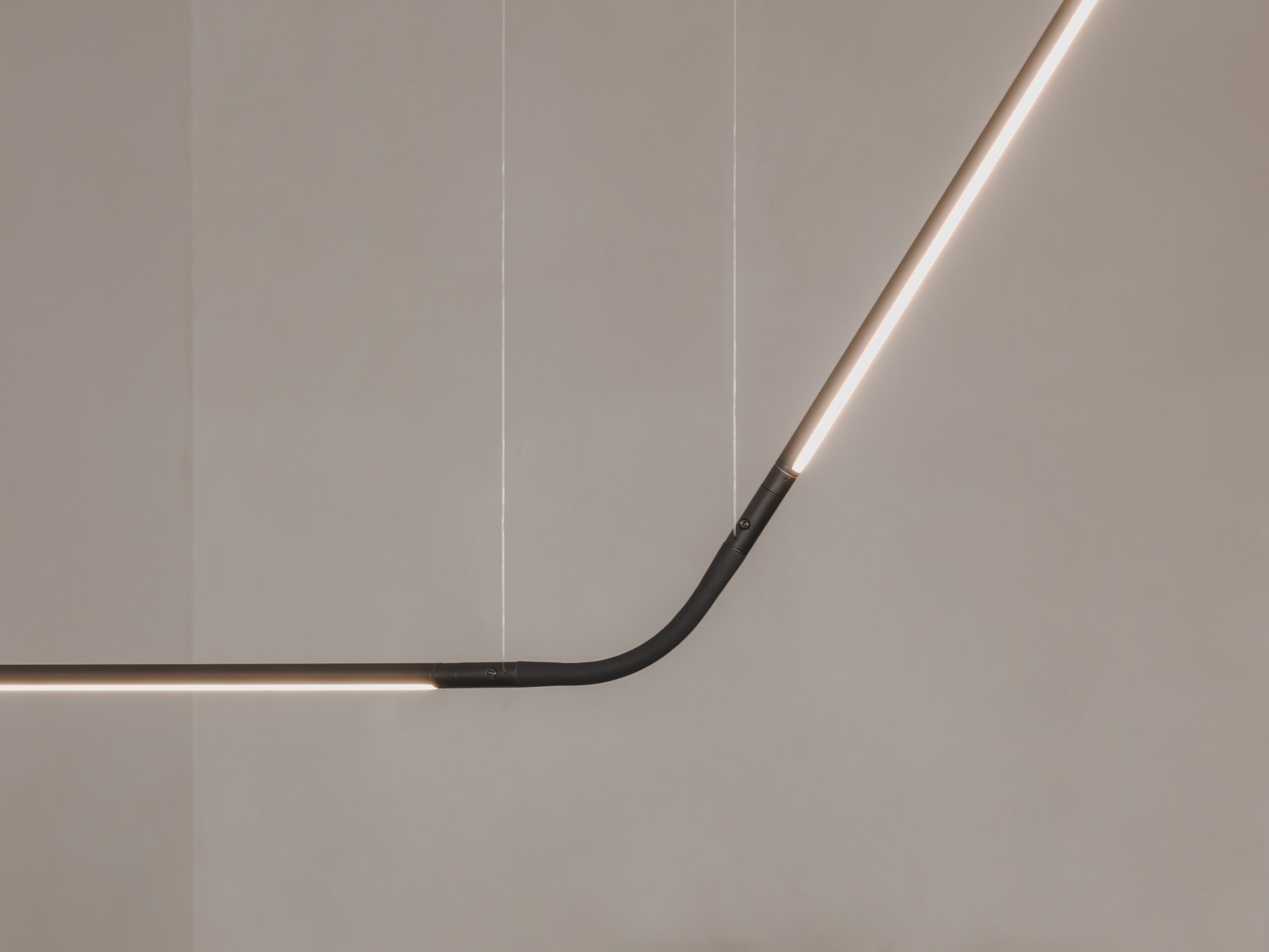 LEDSC4 Tubs Modular Lineal Triangle Pendant | Laser Lighting