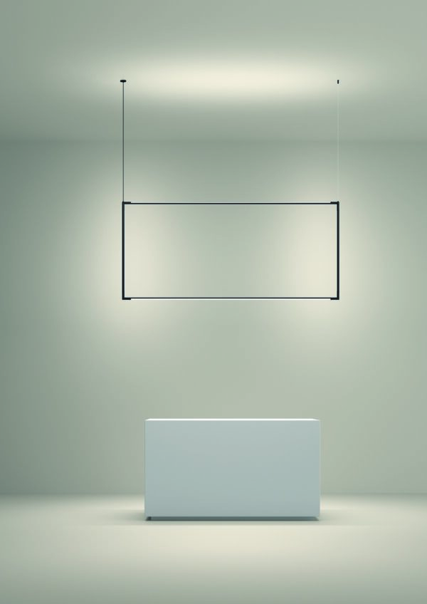 LEDSC4 Tubs Modular Rectangular Vertical Pendant | Laser Lighting