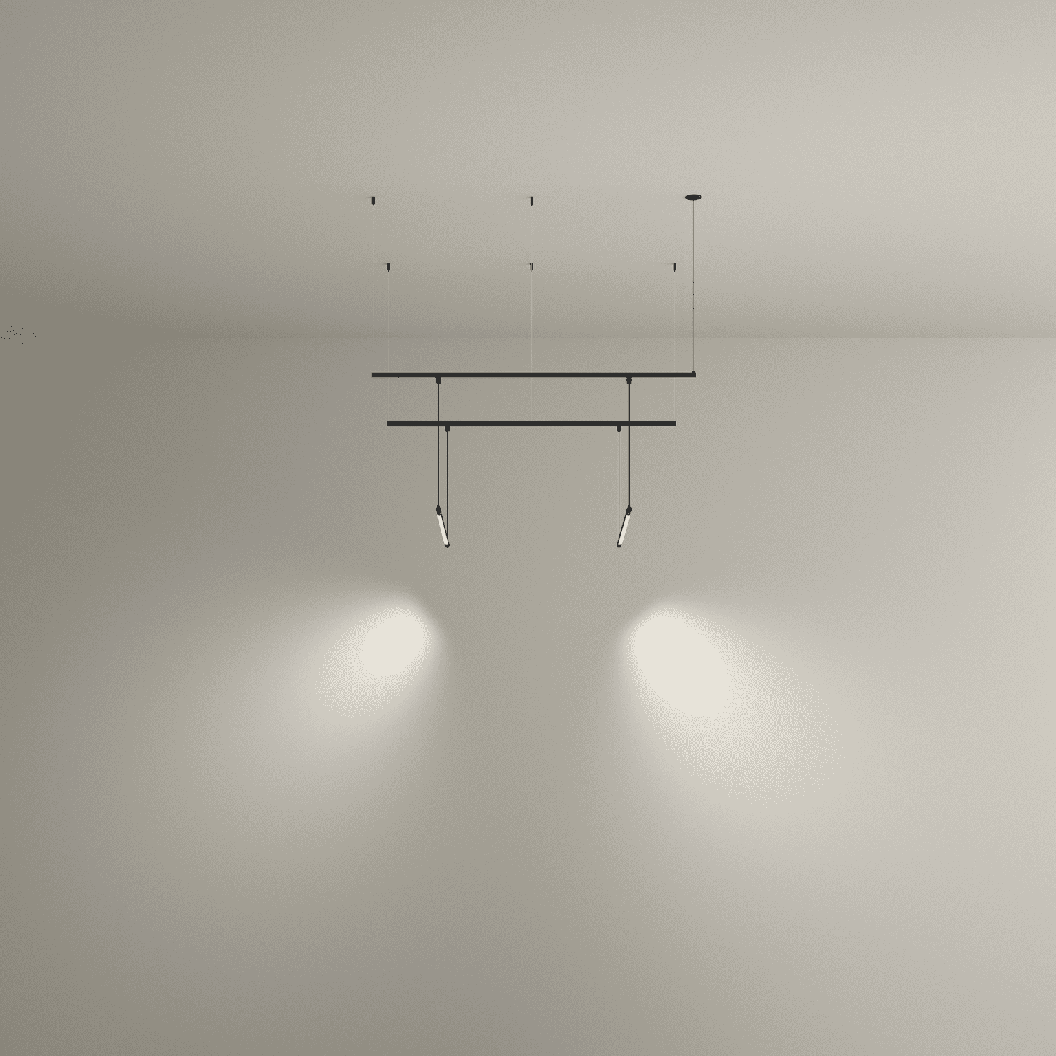 Tubs Modular Track With 2 Lineal 600mm | Laser Lighting