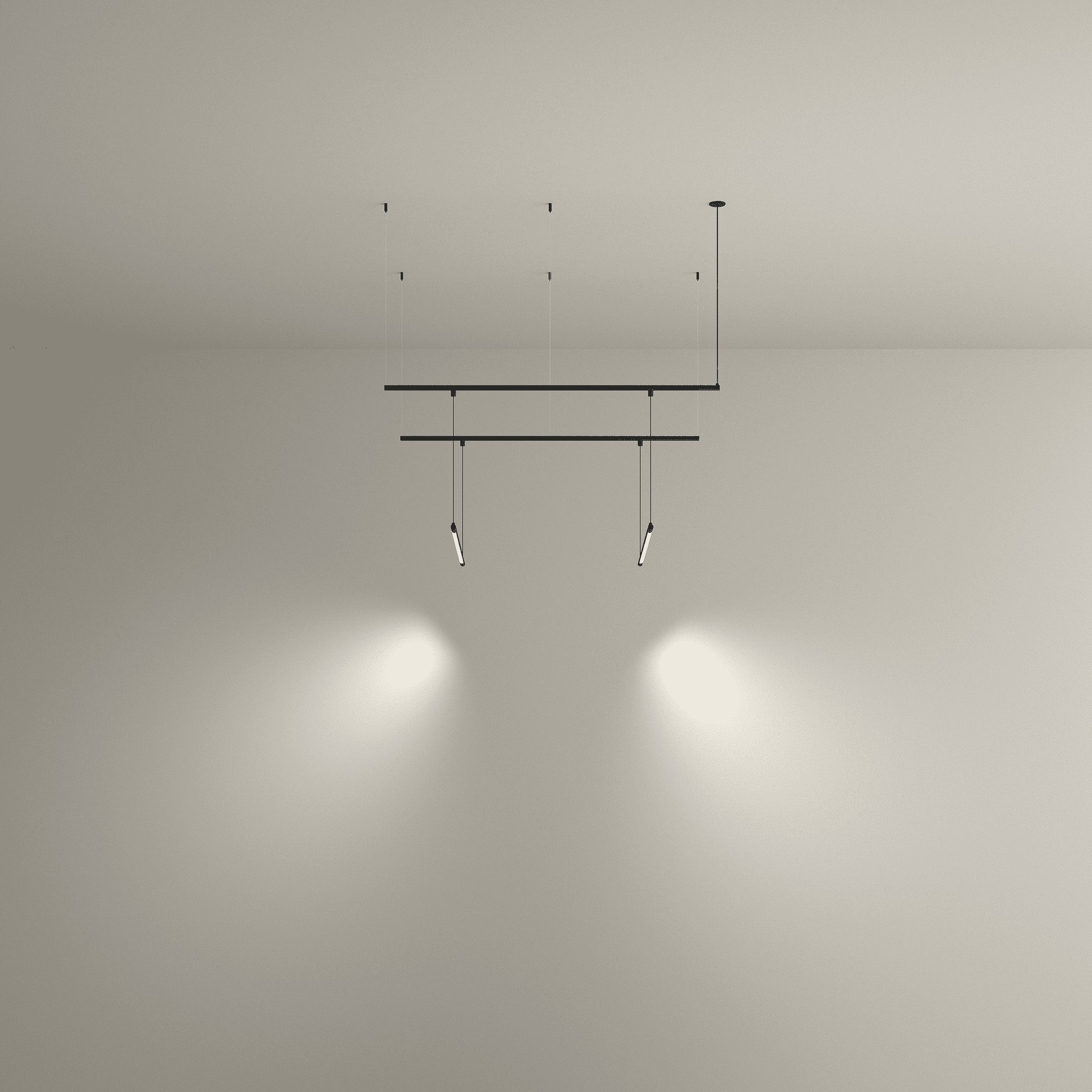 Tubs Modular Track With 2 Lineal 600mm | Laser Lighting