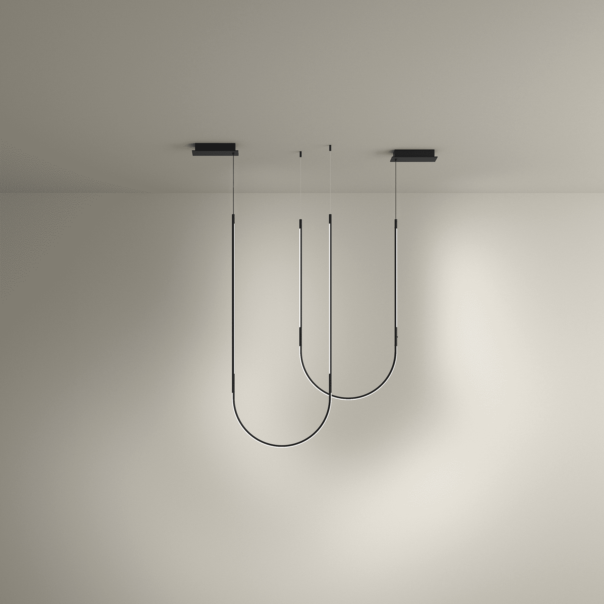 LEDSC4 Tubs Modular Double Arch Pendant | Laser Lighting