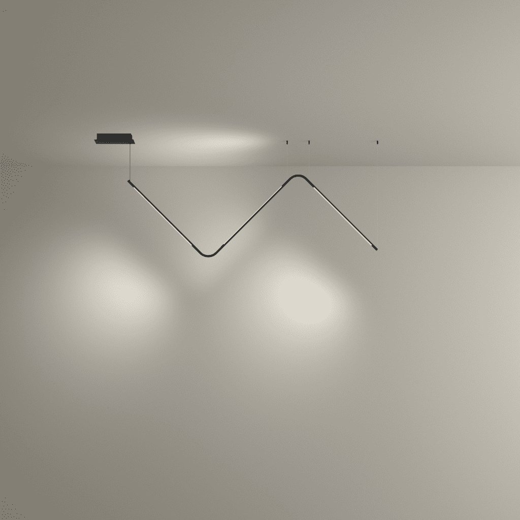 LEDSC4 Tubs Modular Lineal Triangle Pendant | Laser Lighting